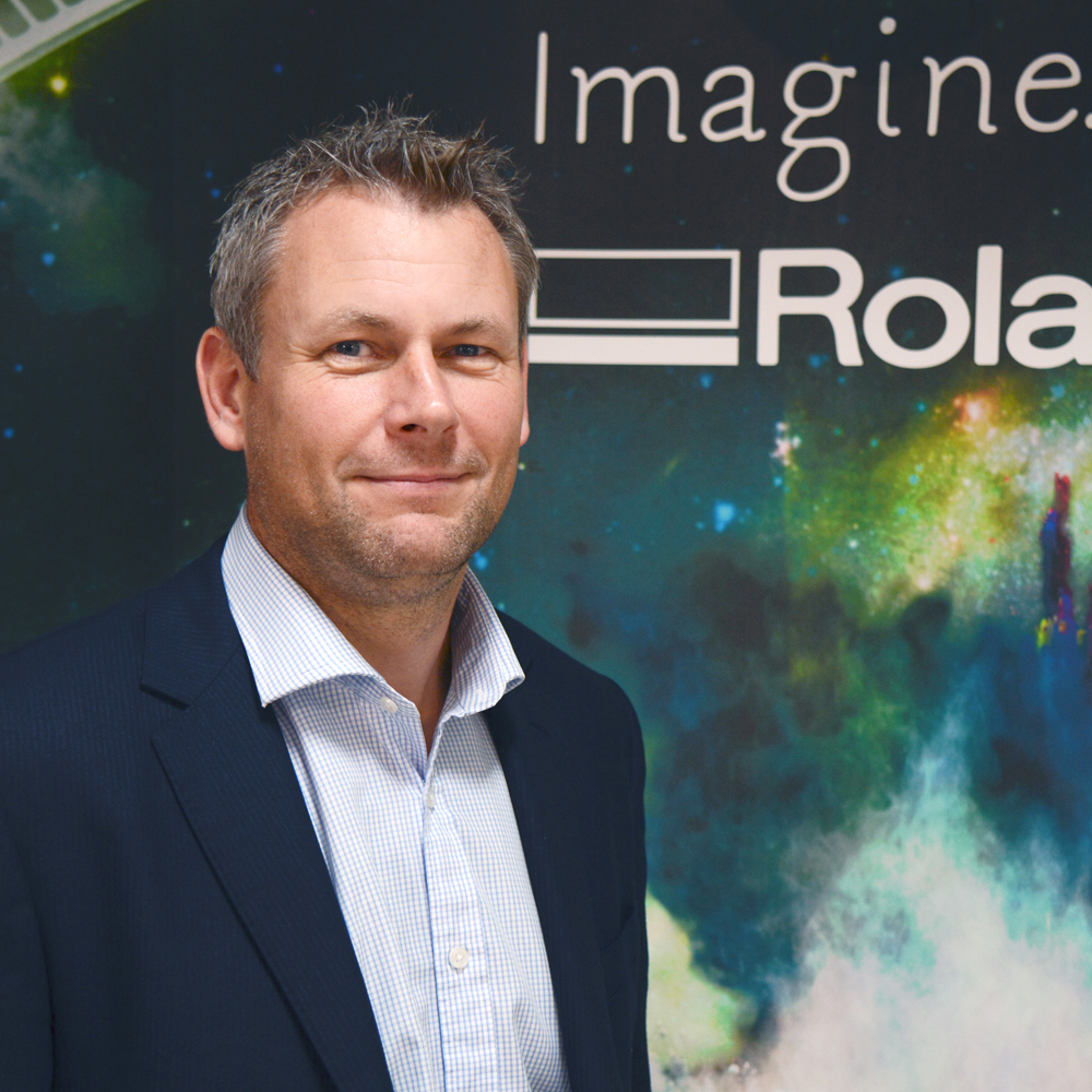New head of sales appointed for Roland DG - Printwear & Promotion